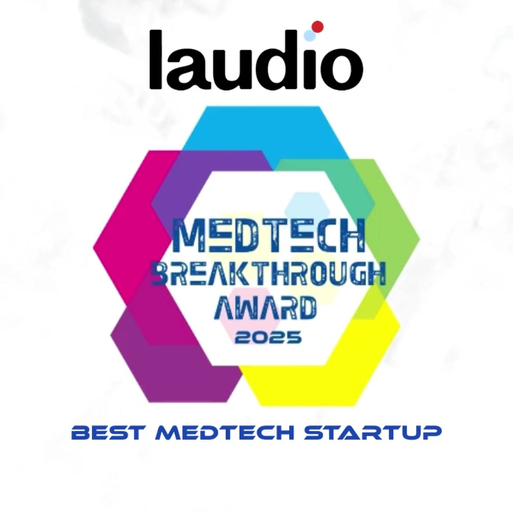 Laudio Named “Best MedTech Startup” in 9th Annual MedTech Breakthrough Awards Program